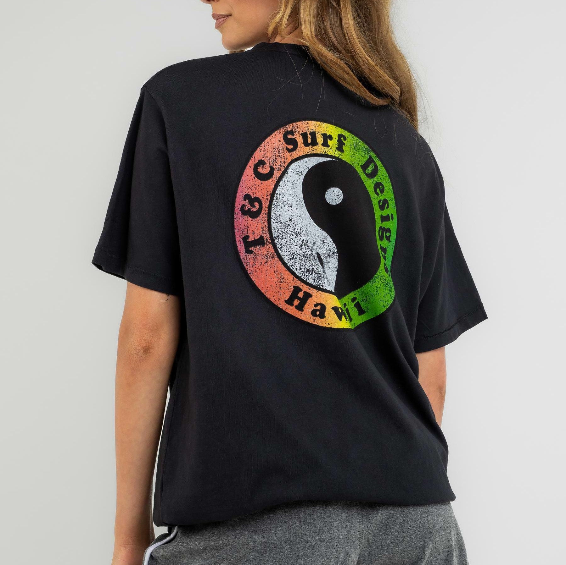 OG Fade Tee - Washed Black – T&C Surf Australia
